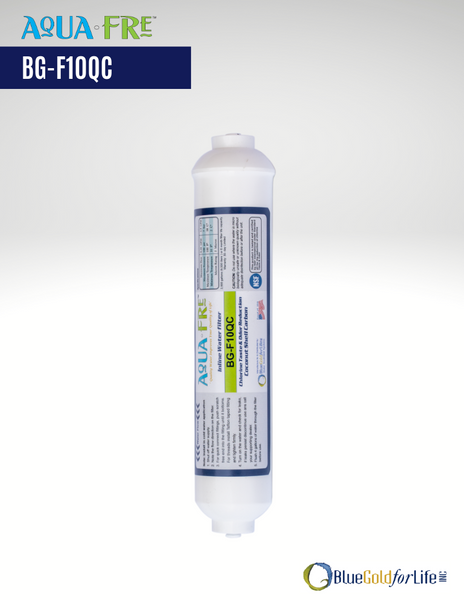 Inline GAC Water Filter 2x10" | Coconut Shell Carbon – Blue Gold For ...